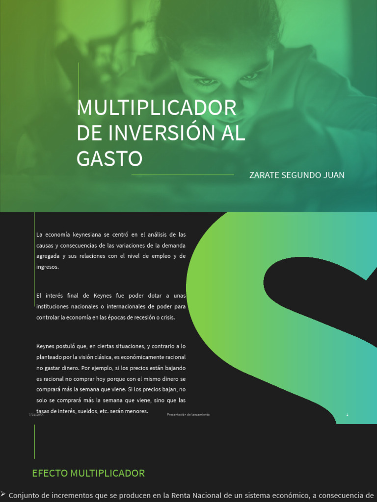 Multiplicador de Inversión Al Gasto | PDF