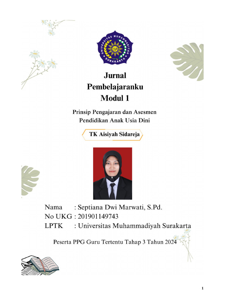 Jurnal Modul 1 - Septiana Dwi Marwati | PDF
