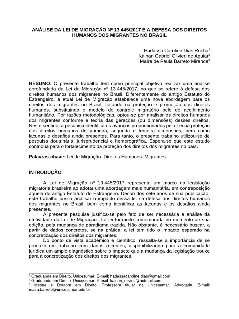 Resumo Expandido Hadassa e Kainan | PDF