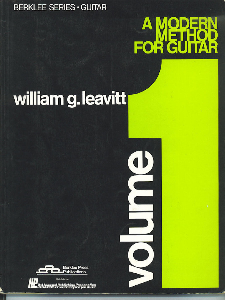 Modern Method For Guitar 1 | PDF