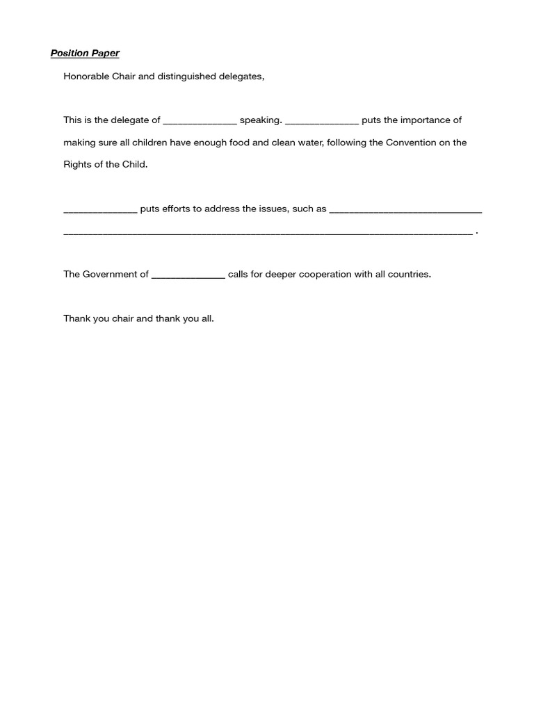 Position Paper | PDF