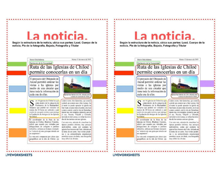 Identificar Partes de La Noticia | PDF