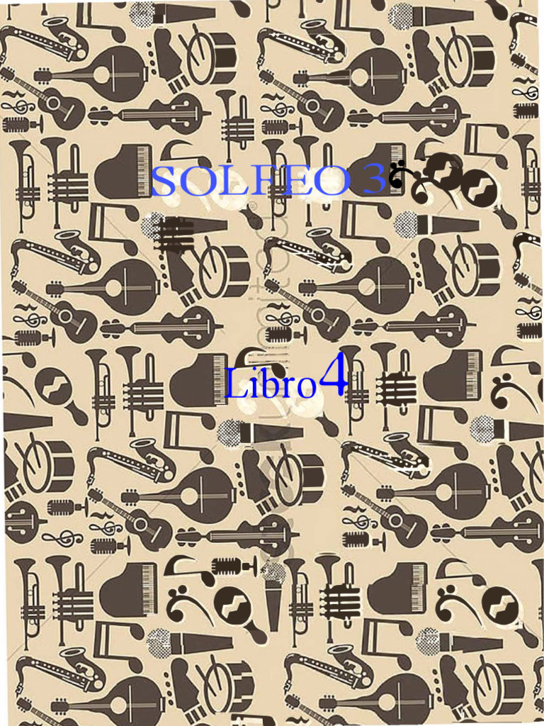 Solfeo 3 - Libro de Trabajo 4 4 | PDF