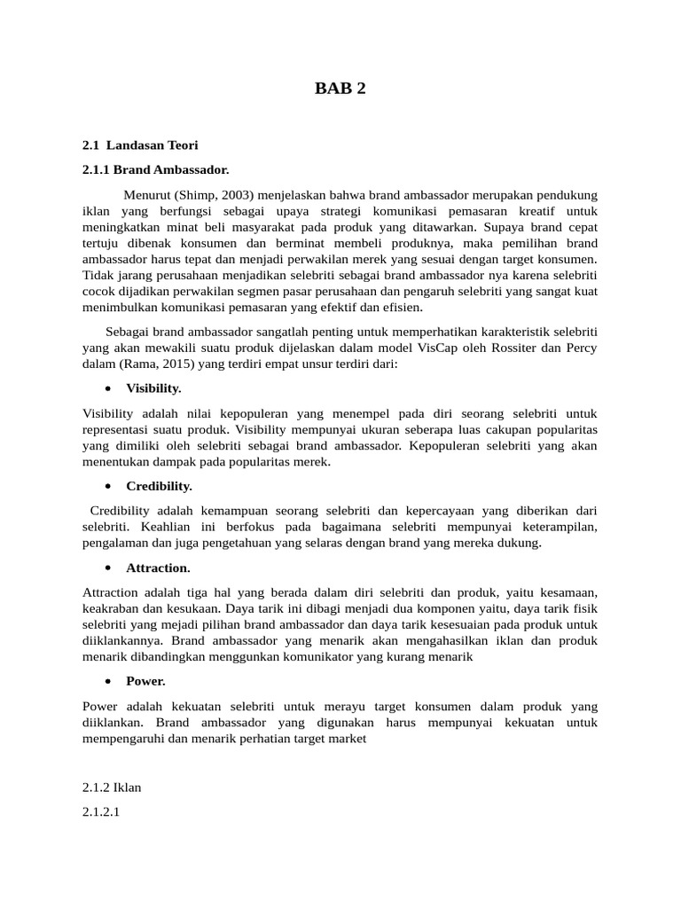 Bab 2 Skripsi | PDF