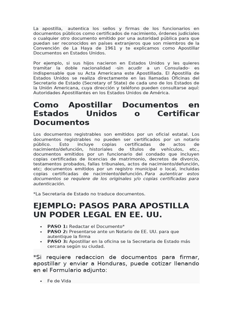 La Apostilla | PDF | Gobierno