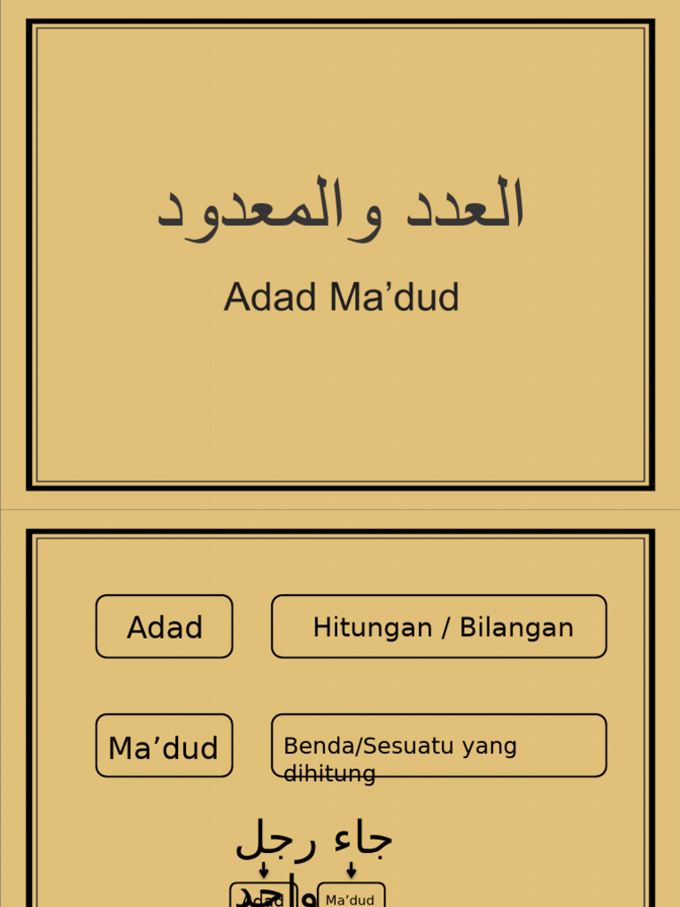 Nahwu Adad Ma'dud Figo | PDF
