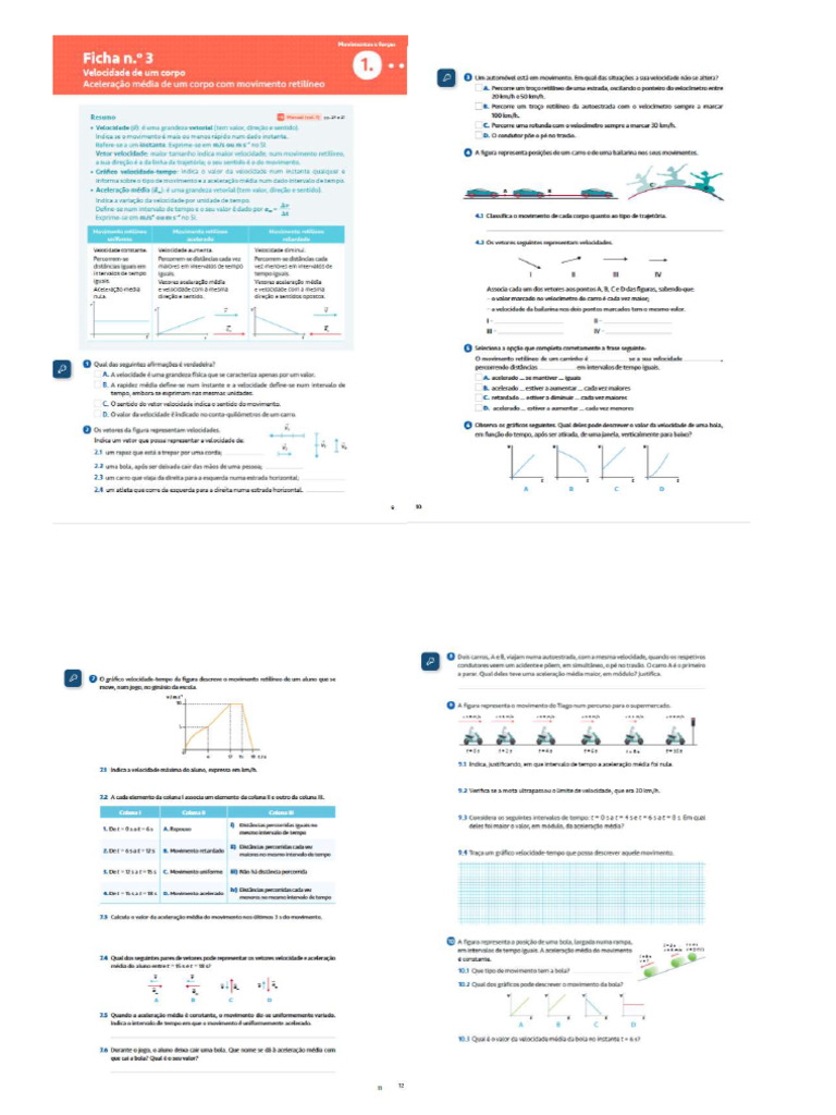 Ficha Nº 3 - FQ | PDF