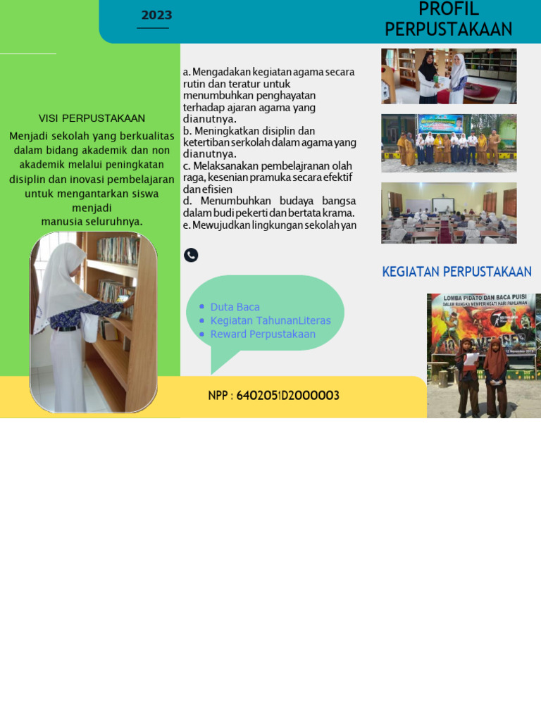 Brosur Perpustakaan | PDF