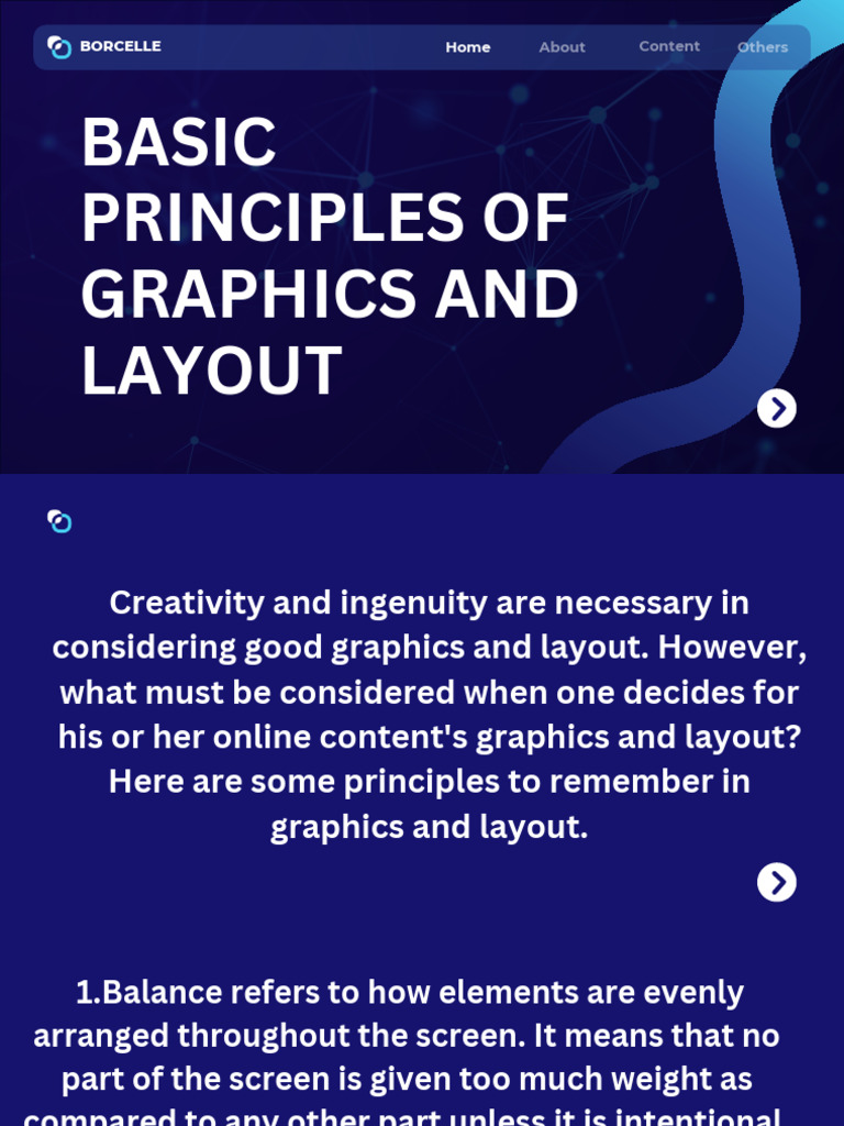 Guzmanbernabegentiles Basic Principles of Graphics and Layout | PDF