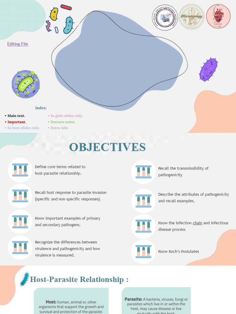 L2. Host Parasite Relationship | PDF | Infection | Pathogen