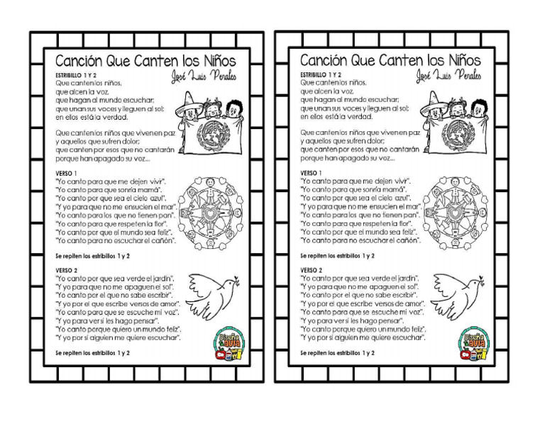 Cancion Que Canten Los Niños | PDF