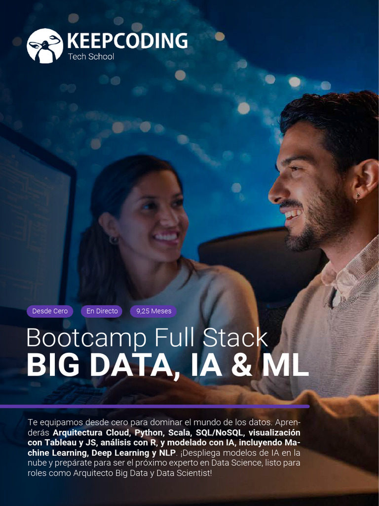 Temario Completo Bootcamp Big Data & Machine Learning | PDF