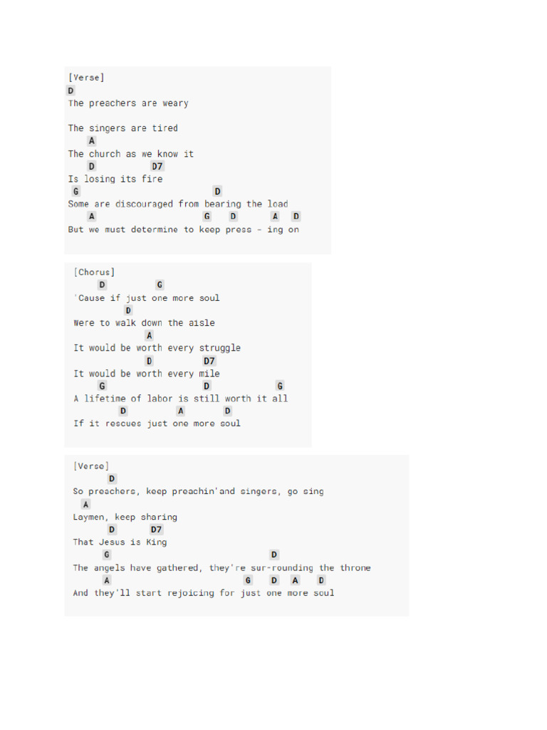 Just One More Soul | PDF