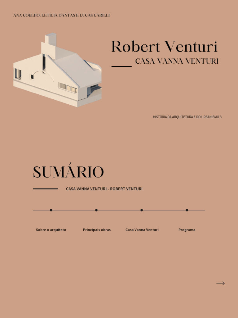 Robert Venturi CASA VANNA VENTURI | PDF