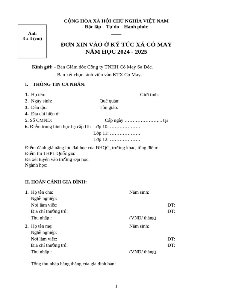 Don Xin Vao KTX Co May 2024 - 2025 | PDF