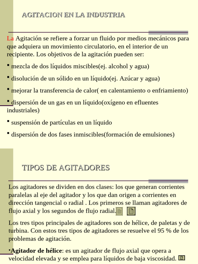 4 Agitación | PDF
