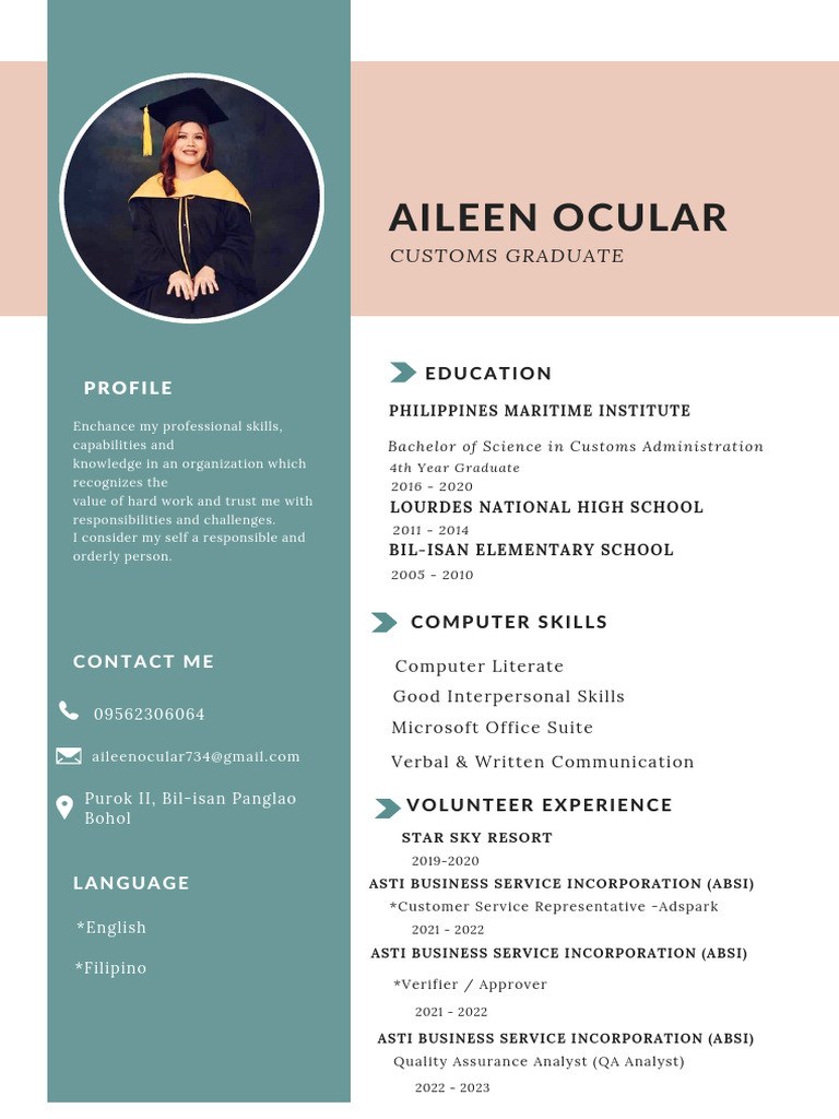 Aileen Updated Resume | PDF