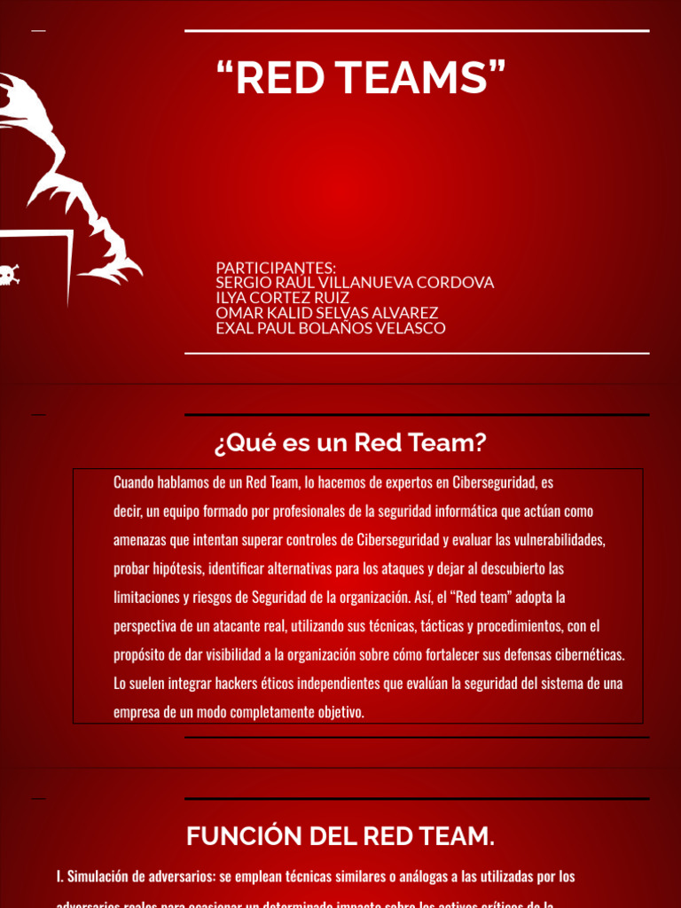 Red Teams | PDF