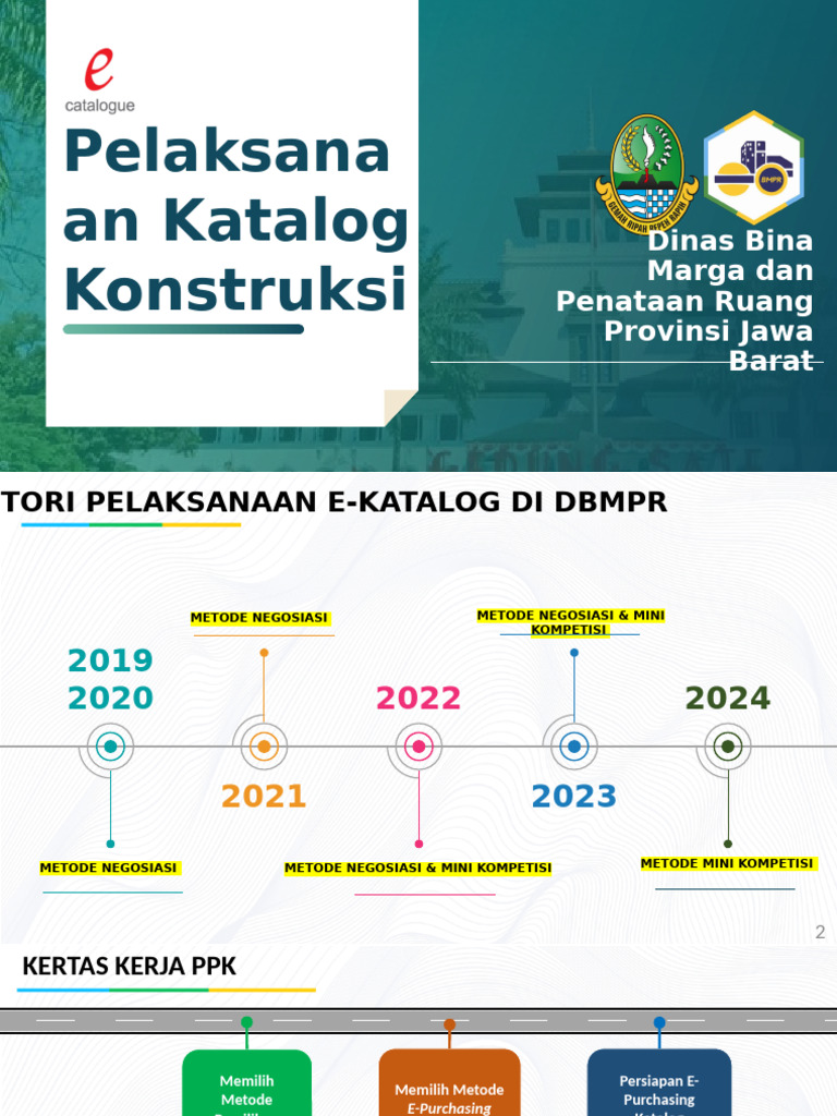 Materi Pak Yudi PAPARAN PELAKSANAAN KATALOG KONSTRUKSI 1.8.2024 | PDF