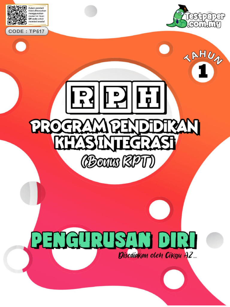 RPH Urus Diri Tahun 1 (Unit 2 Kebersihan Diri) | PDF