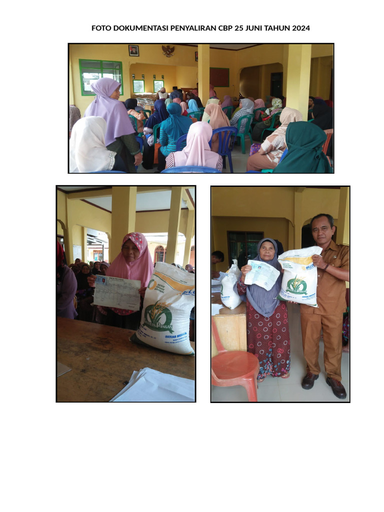 Foto Dokumentasi Penyaliran CBP 25 Juni Tahun 2024 | PDF