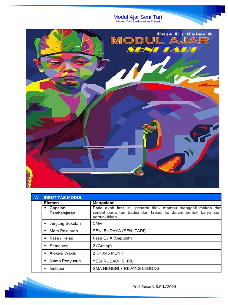 Modul Seni Budaya Fase F | PDF