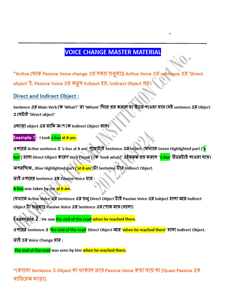 Voice Change | PDF