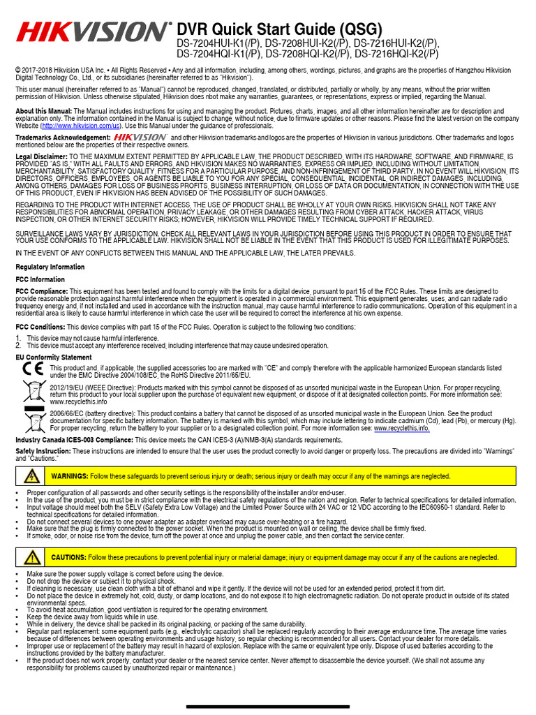 Hik Vision | PDF