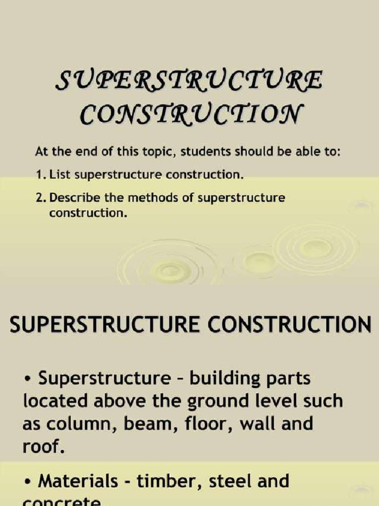 Super Structure Works | PDF