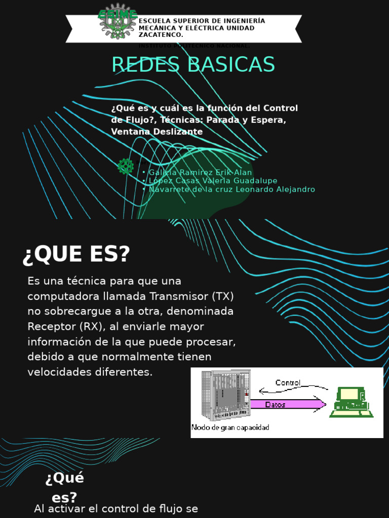 Equipo 6 Control de Flujo | PDF | Transmisión de datos | Redes de ...