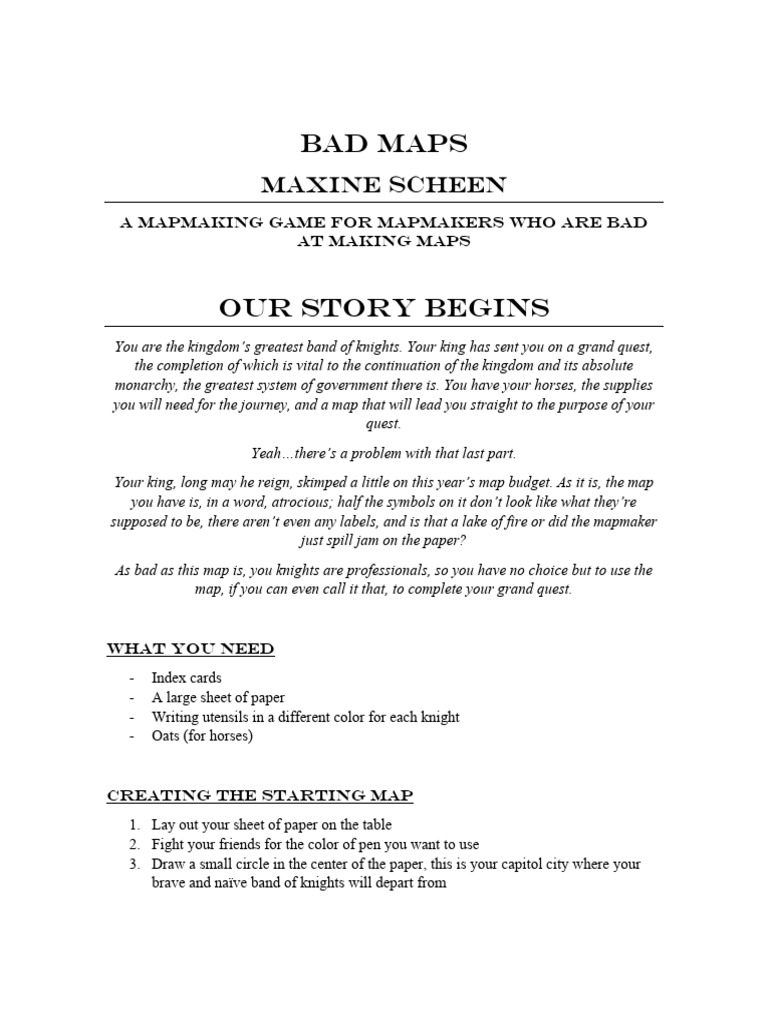 Bad Maps | PDF