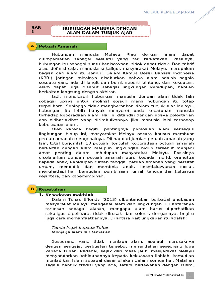 Template Materi BMR 5 | PDF