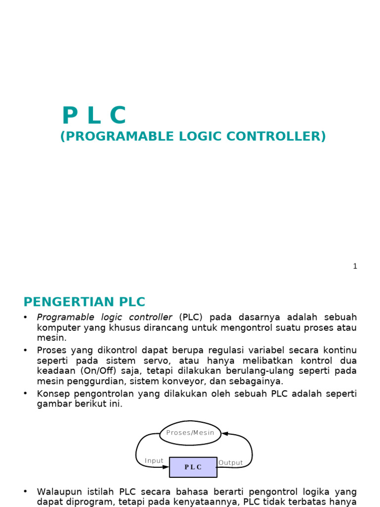 Pengenalan PLC | PDF