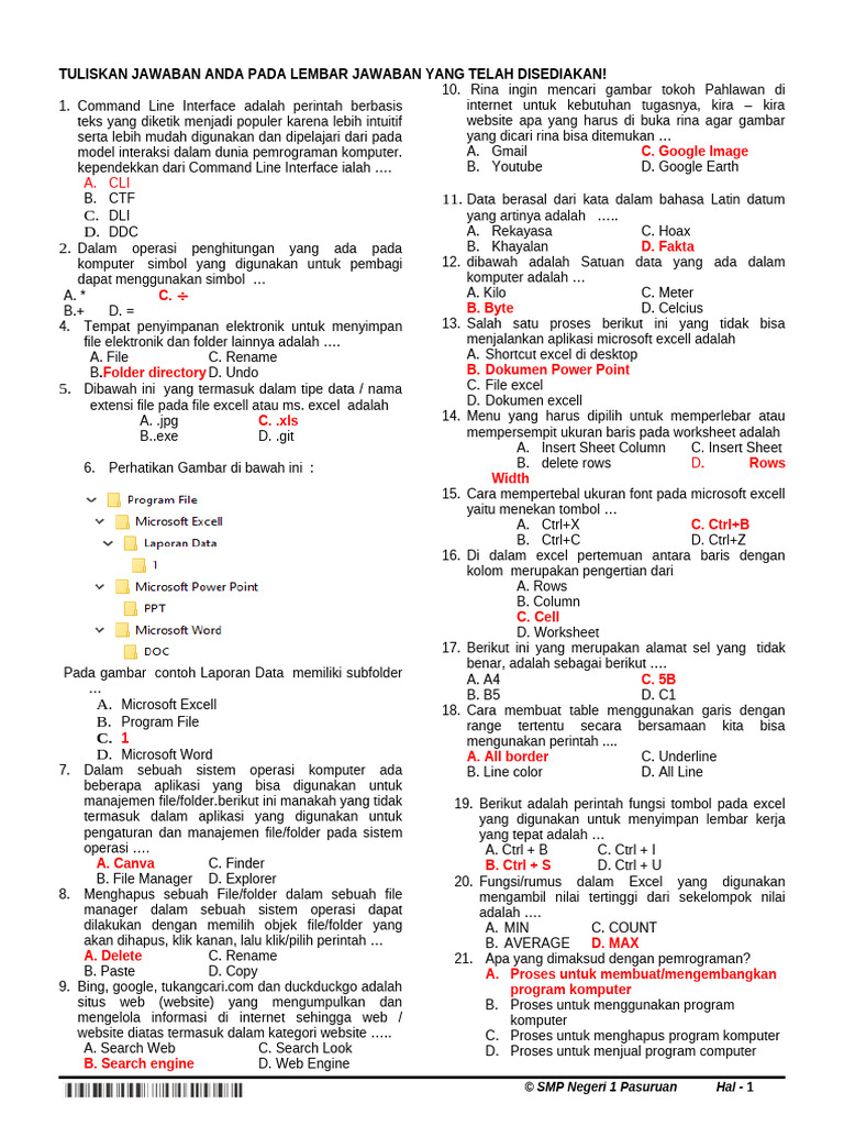 7 Informatika Genap 2022-2023 | PDF