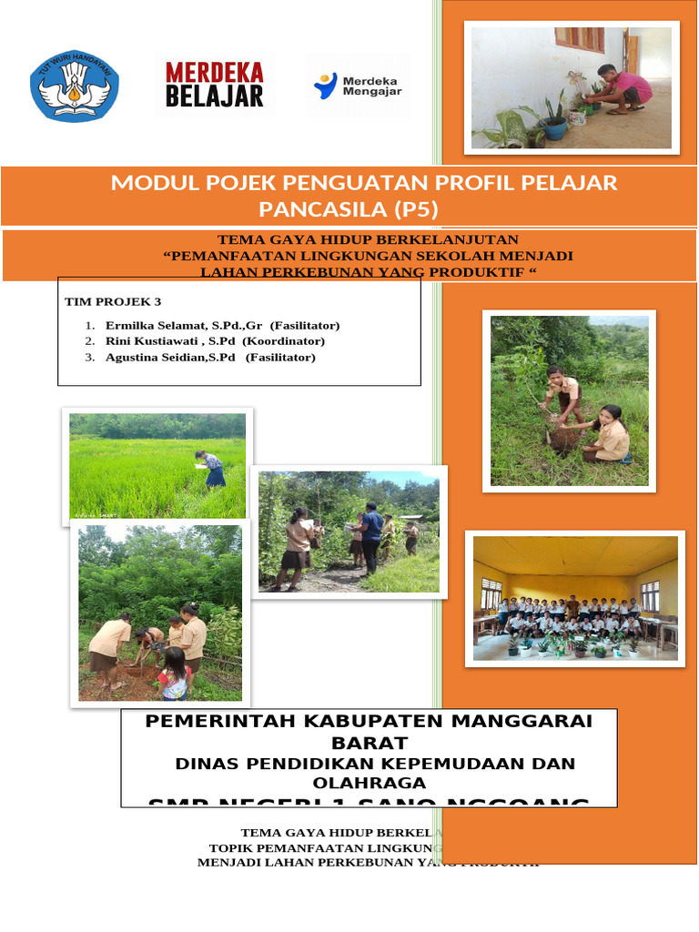 Modul Projek - Pemanfaatan Lingkungan Sekolah Menjadi Kebun Produktif ...