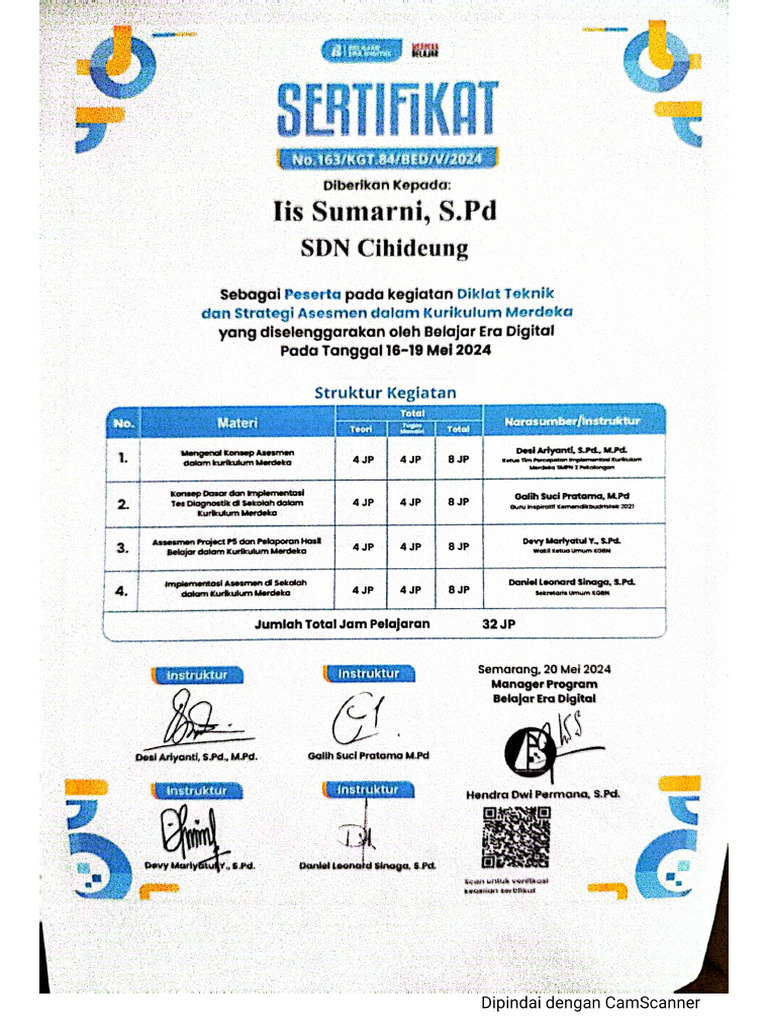 Sertifikat Iis 4 | PDF
