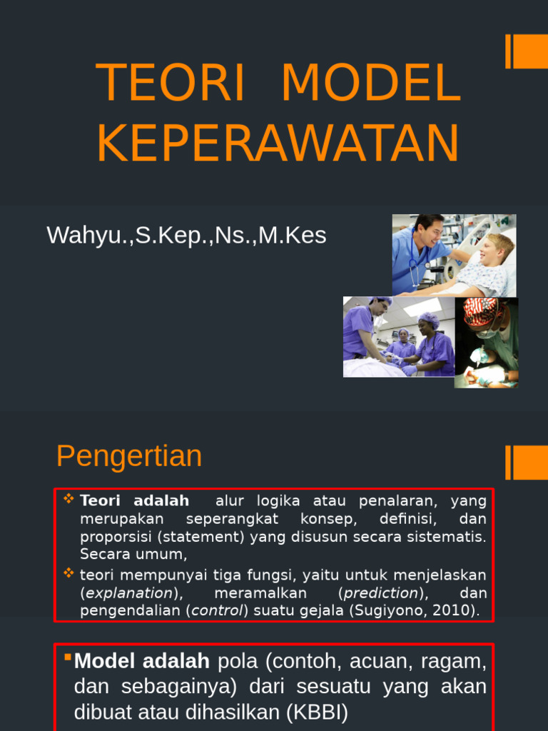 TEORI MODEL KEPERAWATAN PPTX | PDF
