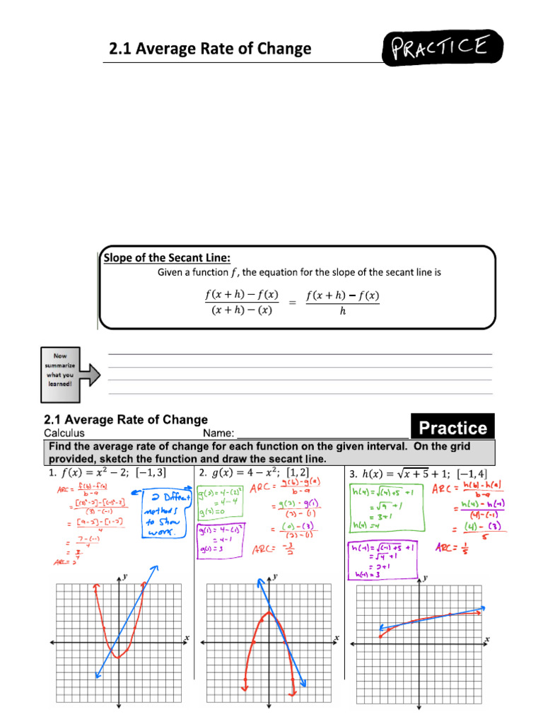 FC Unit 2.1 HW Key | PDF