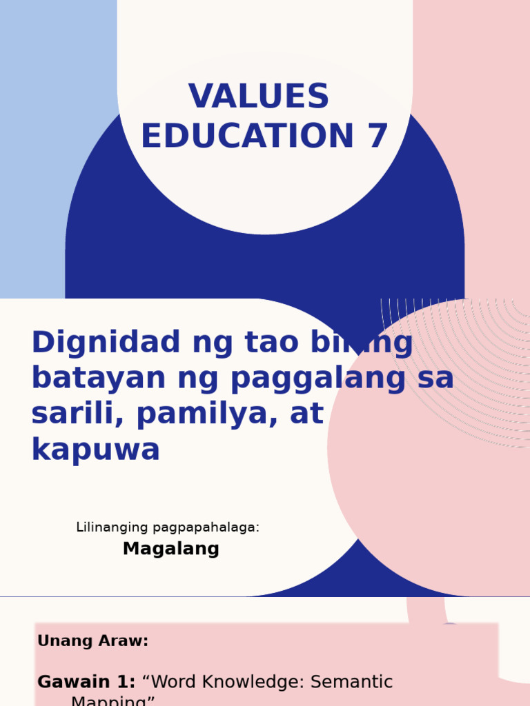 VE 7 Q1 Week 21 | PDF