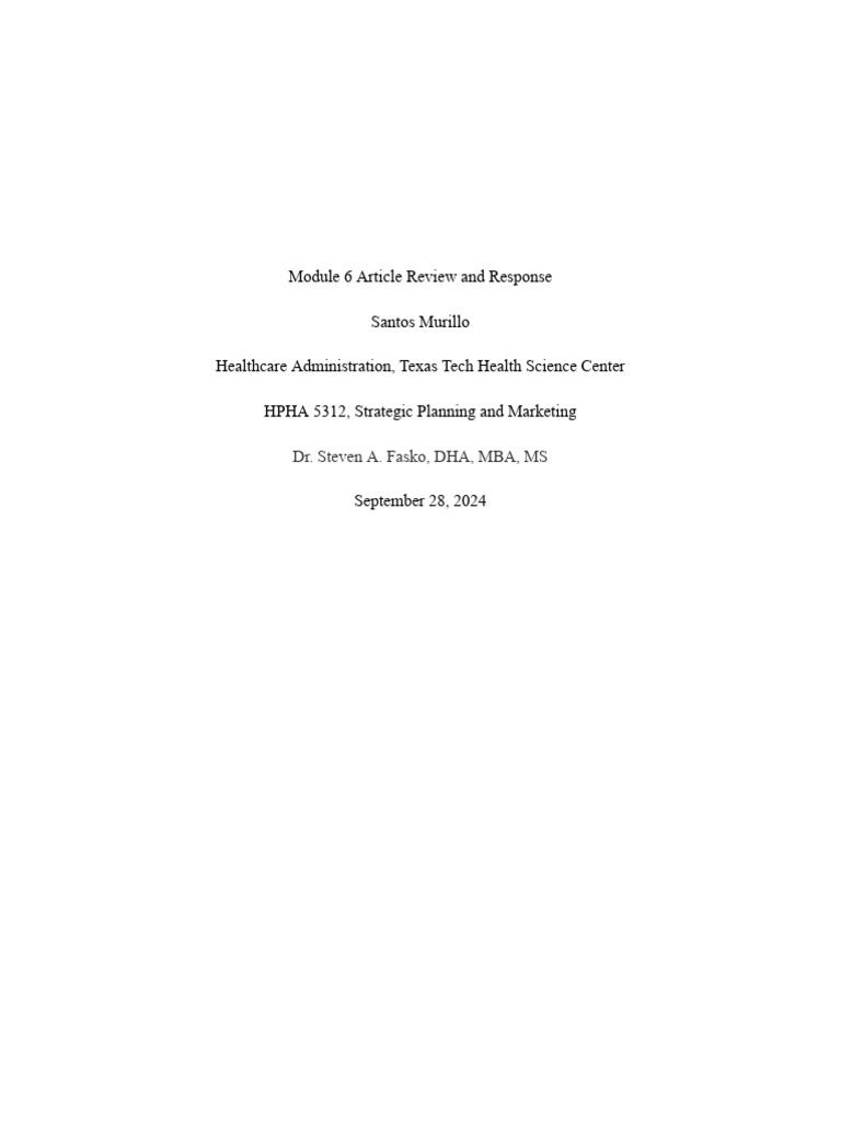 Santos Murillo, Module 6 | PDF