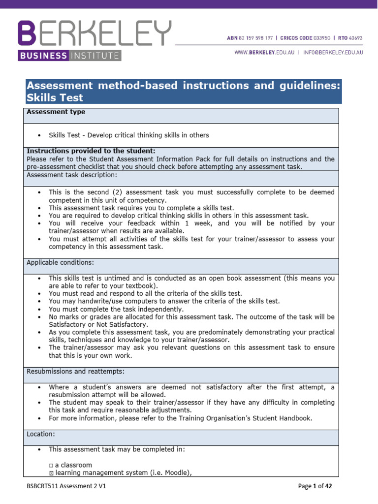 BSBCRT511 Assessment 2 | PDF