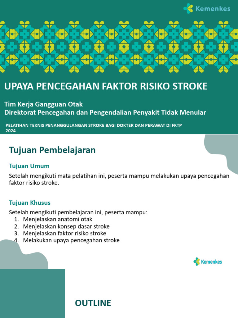 V6 - MPI 1 - Pencegahan FR Stroke | PDF
