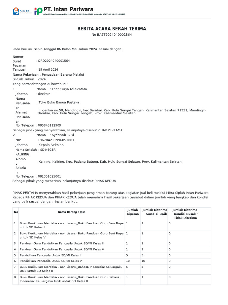 Bast Buku Siplah | PDF