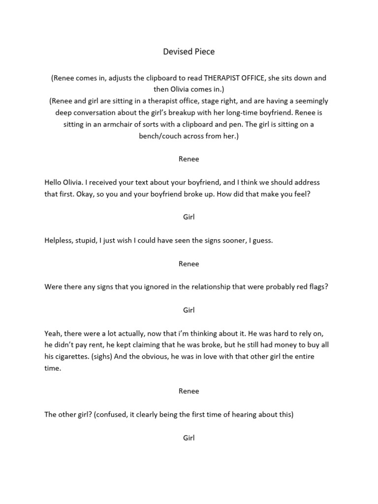 Devised Piece | PDF