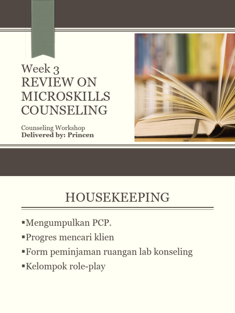 3 - Review Microskills | PDF