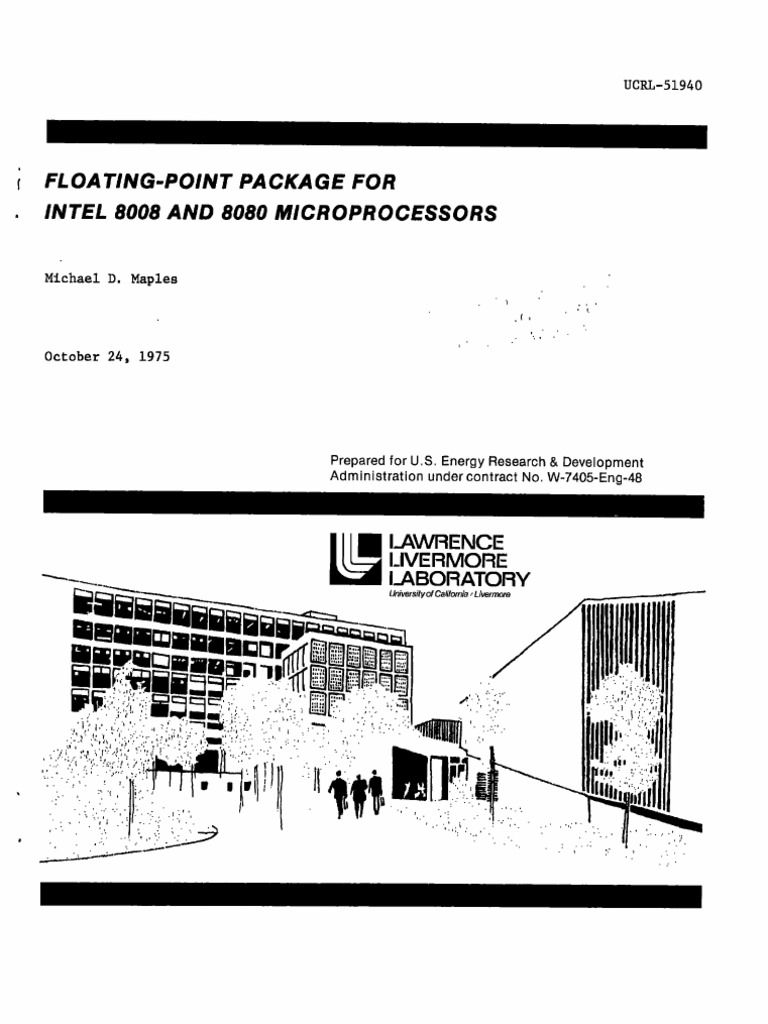 Floating-Point Package For Intel 8008 and 8080 Microprocessor - LL Lab ...