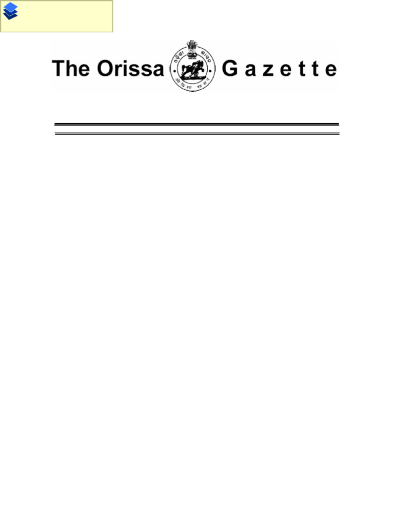 Orissa Timber and Other Forest Produce Transit (Amendment) Rules, 2006 | PDF