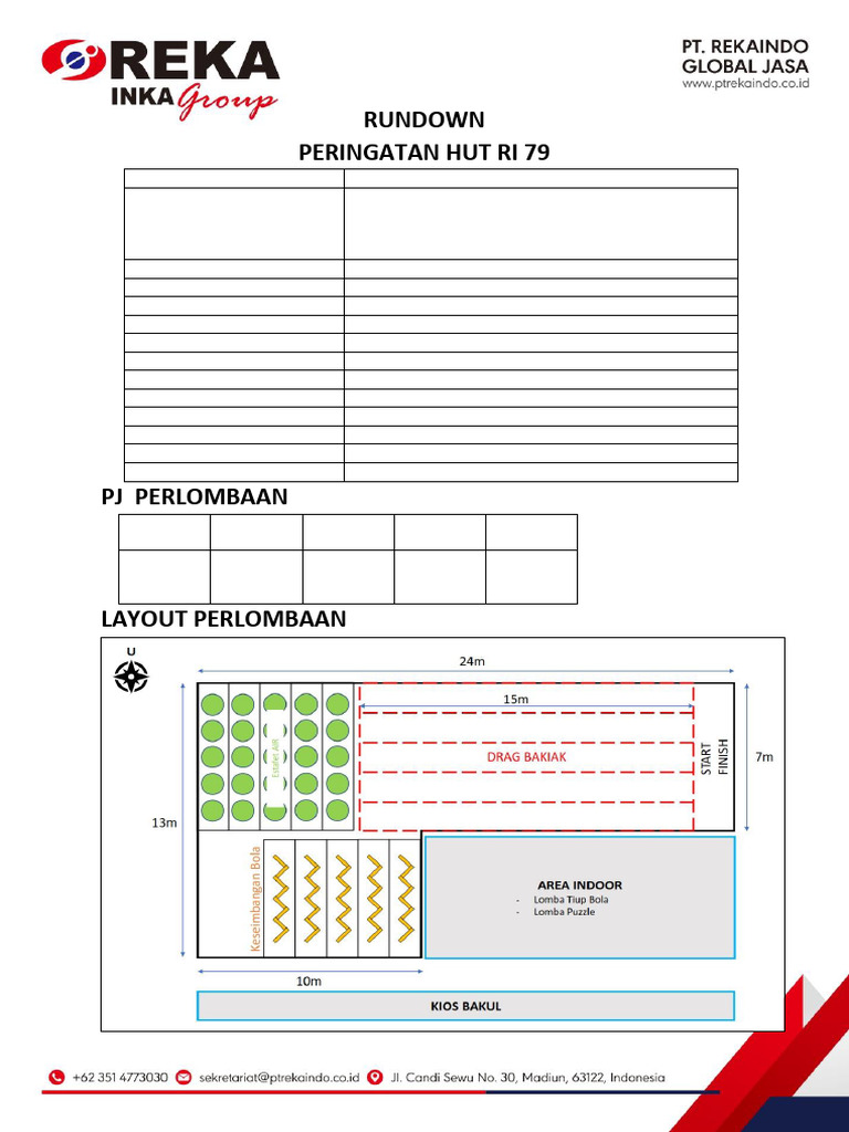 RUNDOWN (Untuk MC & Panitia) | PDF