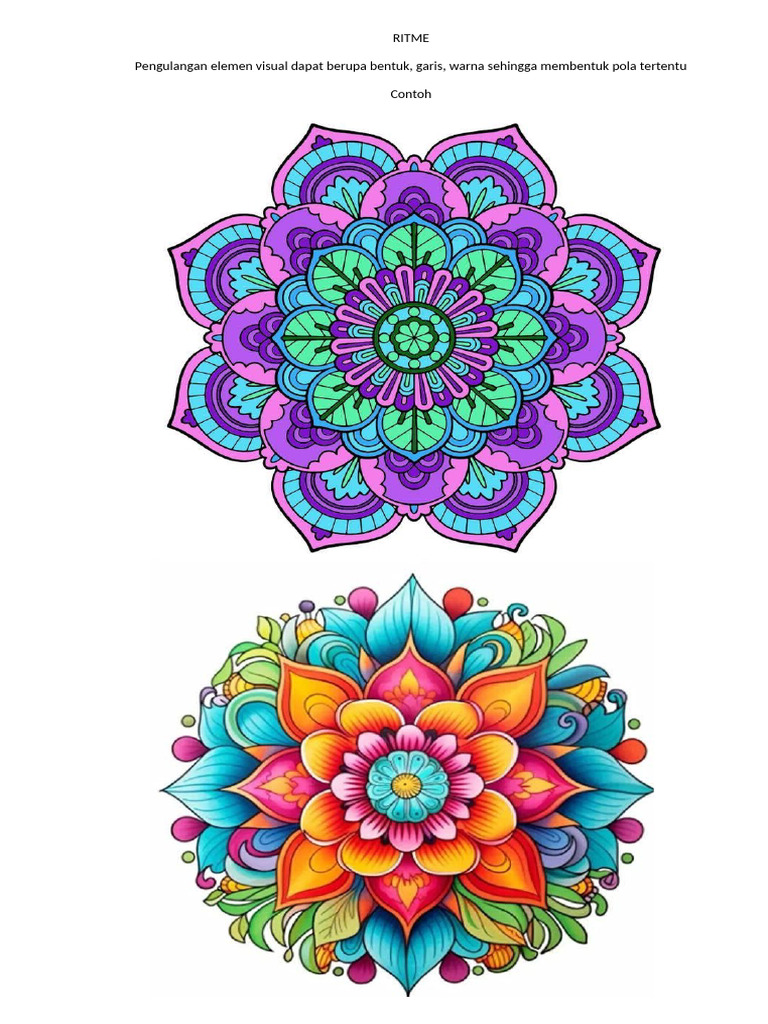 LKPD Ritme Seni Rupa | PDF