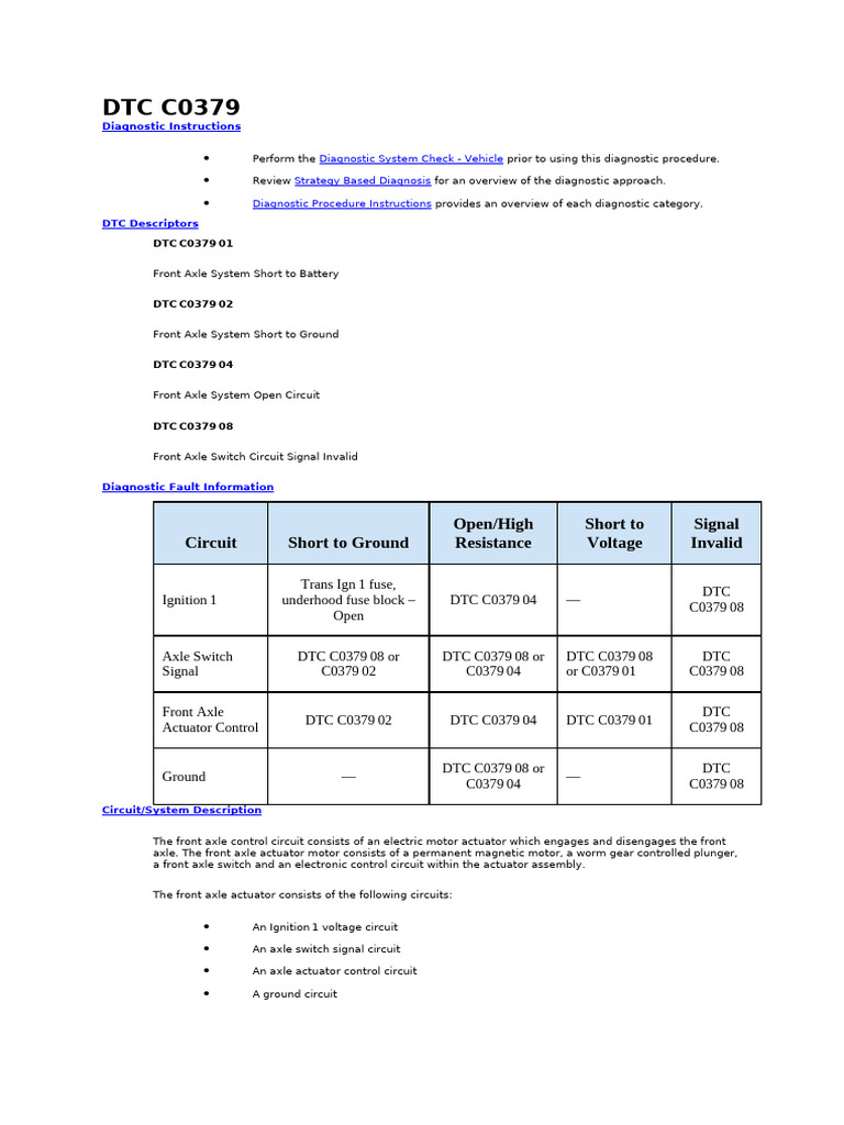 c0379 Silverado 2013 | PDF